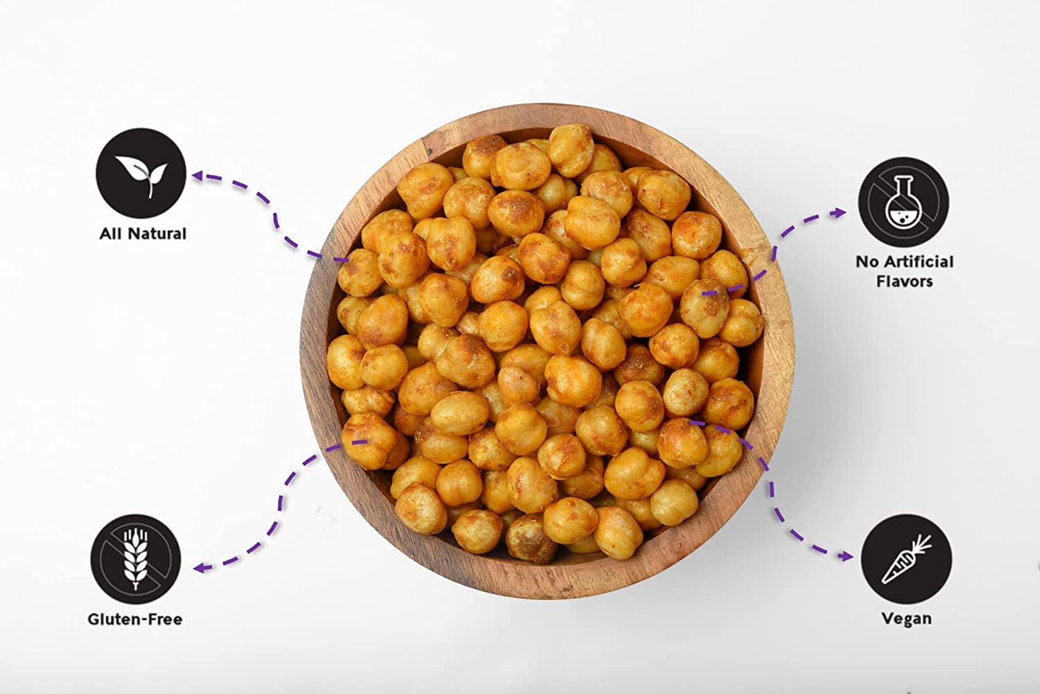 Buy Vegetable Chips Kabuli Chana with Curry Masala from The Nosh Treat ...