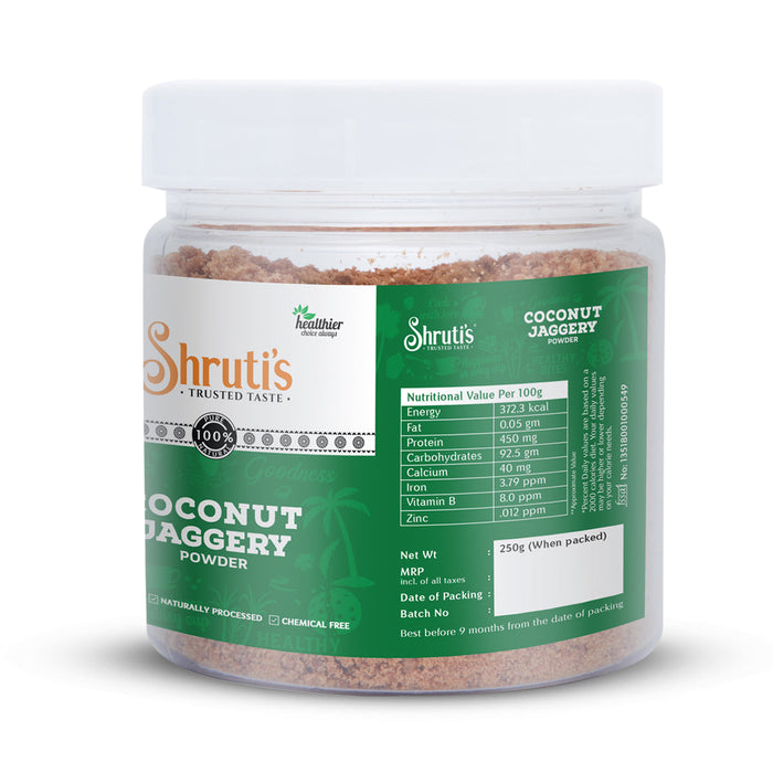 Buy Coconut Palm Jaggery Powder from Shrutis, Pondicherry Online ...