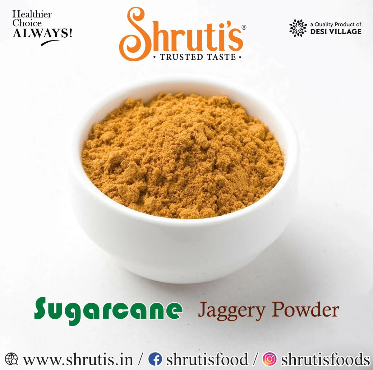 Buy Jaggery Powder Mix from Shrutis, Pondicherry Online | Foodwalas