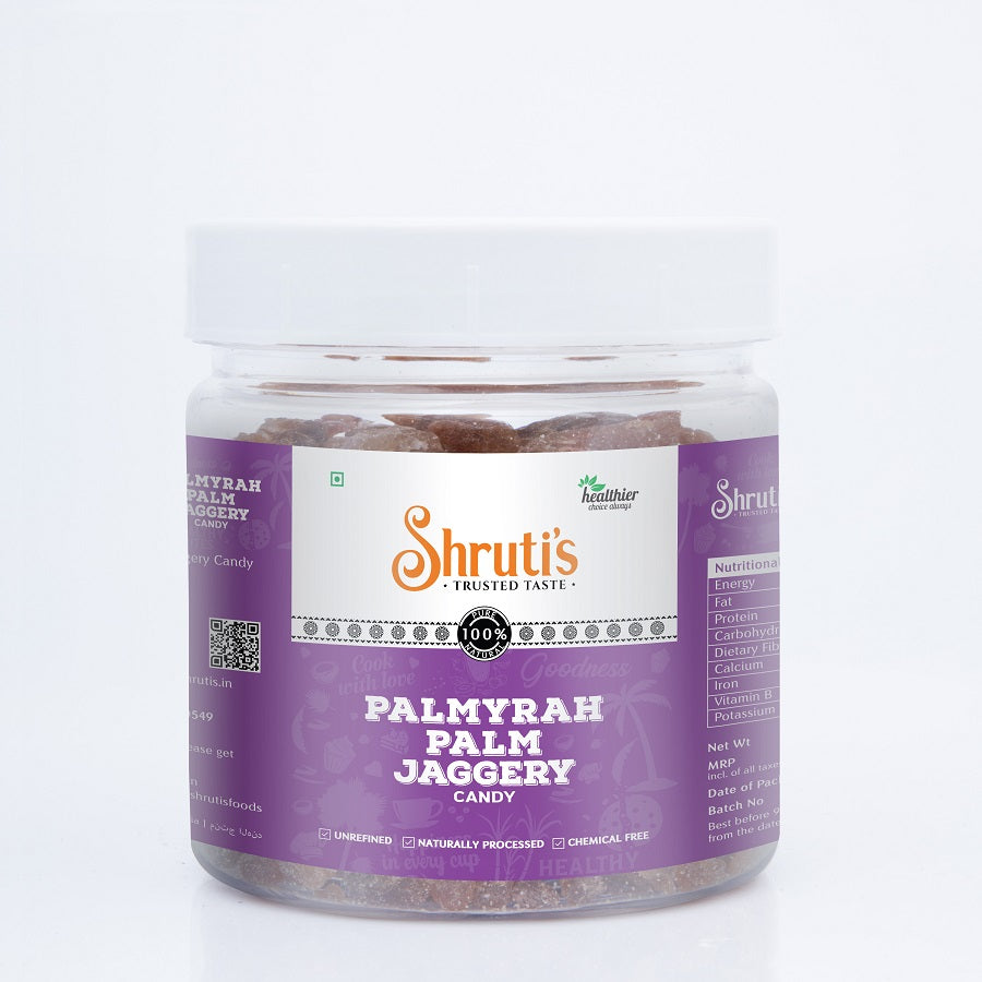 Buy Palmyra Palm Jaggery Candy from Shrutis, Pondicherry Online — Foodwalas