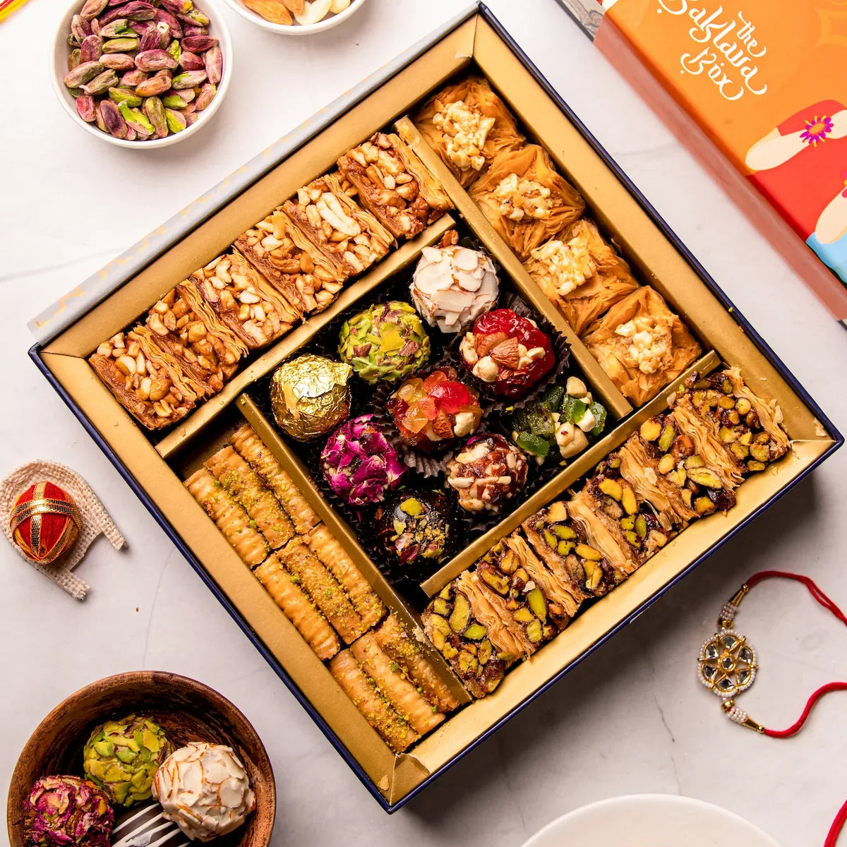Indian Sweets Box Buy/Send The Baklava Box Indian Sweets Hamper
