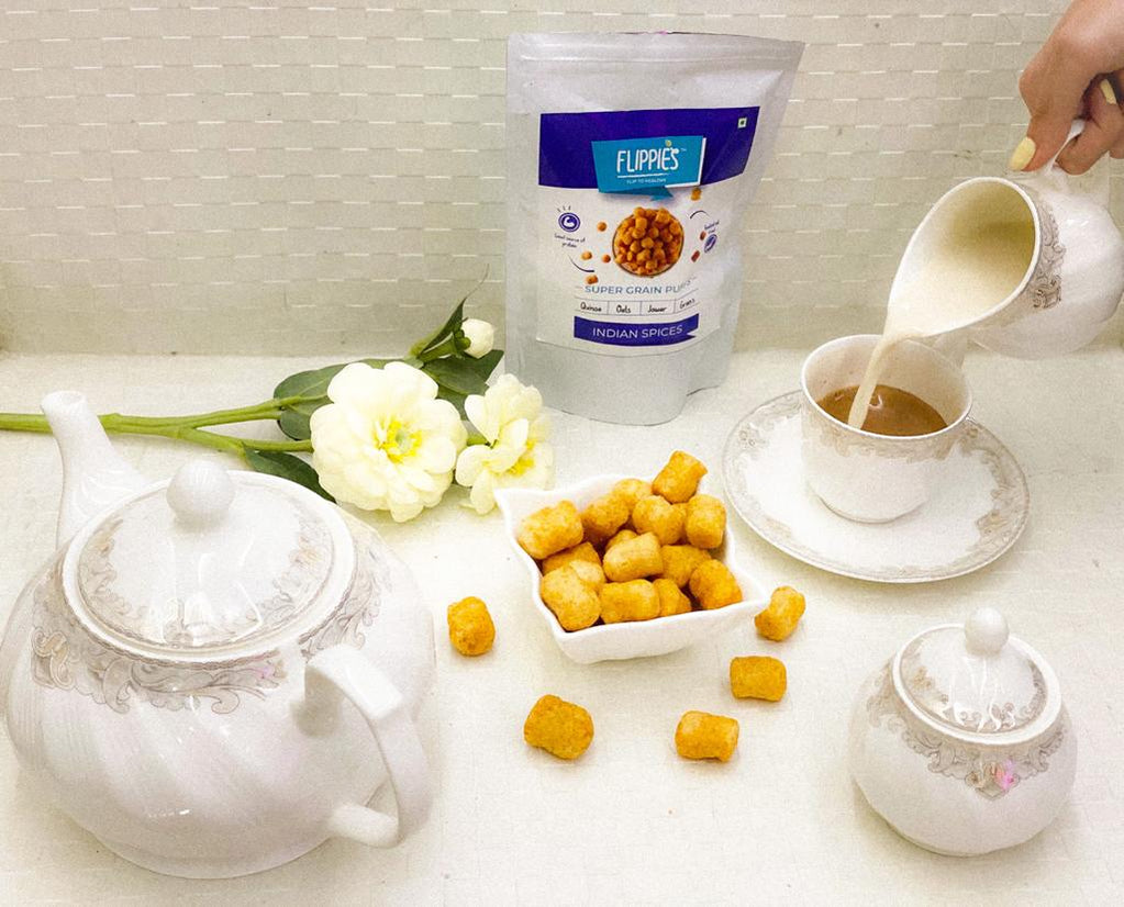 Buy Super Grain Puff Indian Spices from Flippies, Mumbai Online — Foodwalas