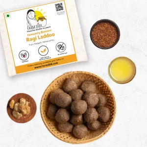 Buy Immunity booster Ragi Laddoo from FarmDidi, Pune Online | Foodwalas