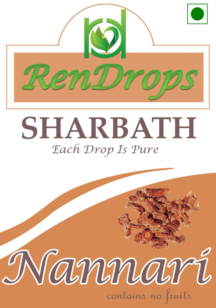 Buy Nannari Sharbath Syrup from Rendrops, Chennai Online | Foodwalas